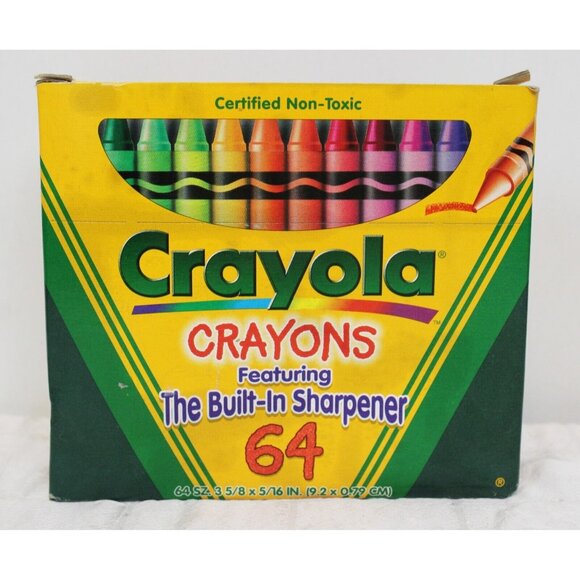 Crayola | Office | Vtg 997 Binney Smith Crayola 64 Pack Crayons Box ...